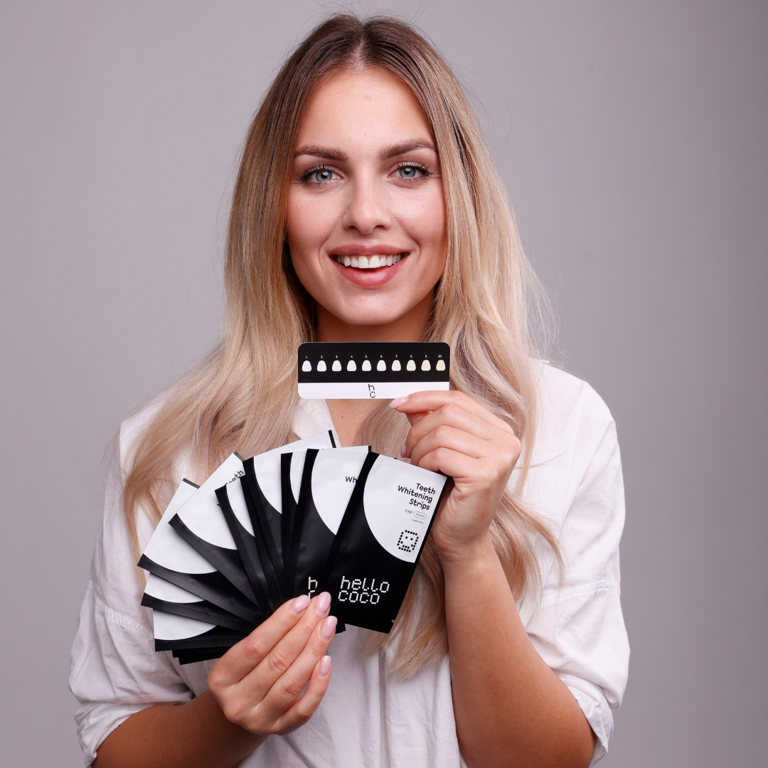 Pásiky na bielenie zubov od hello coco: Bezbolestný a Účinný Spoločník Počas Cestovania - hello coco